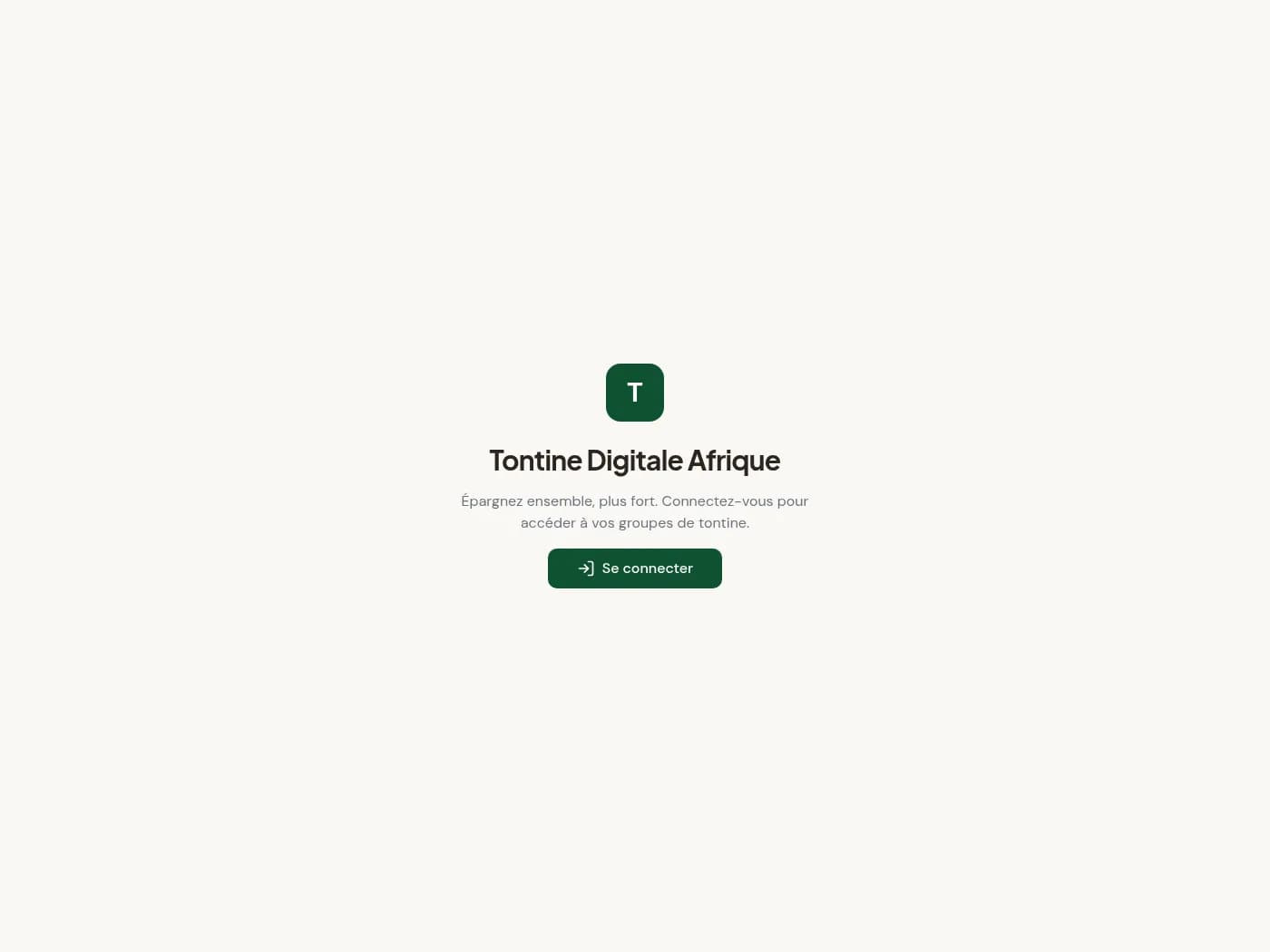 Tontine Digitale Afrique