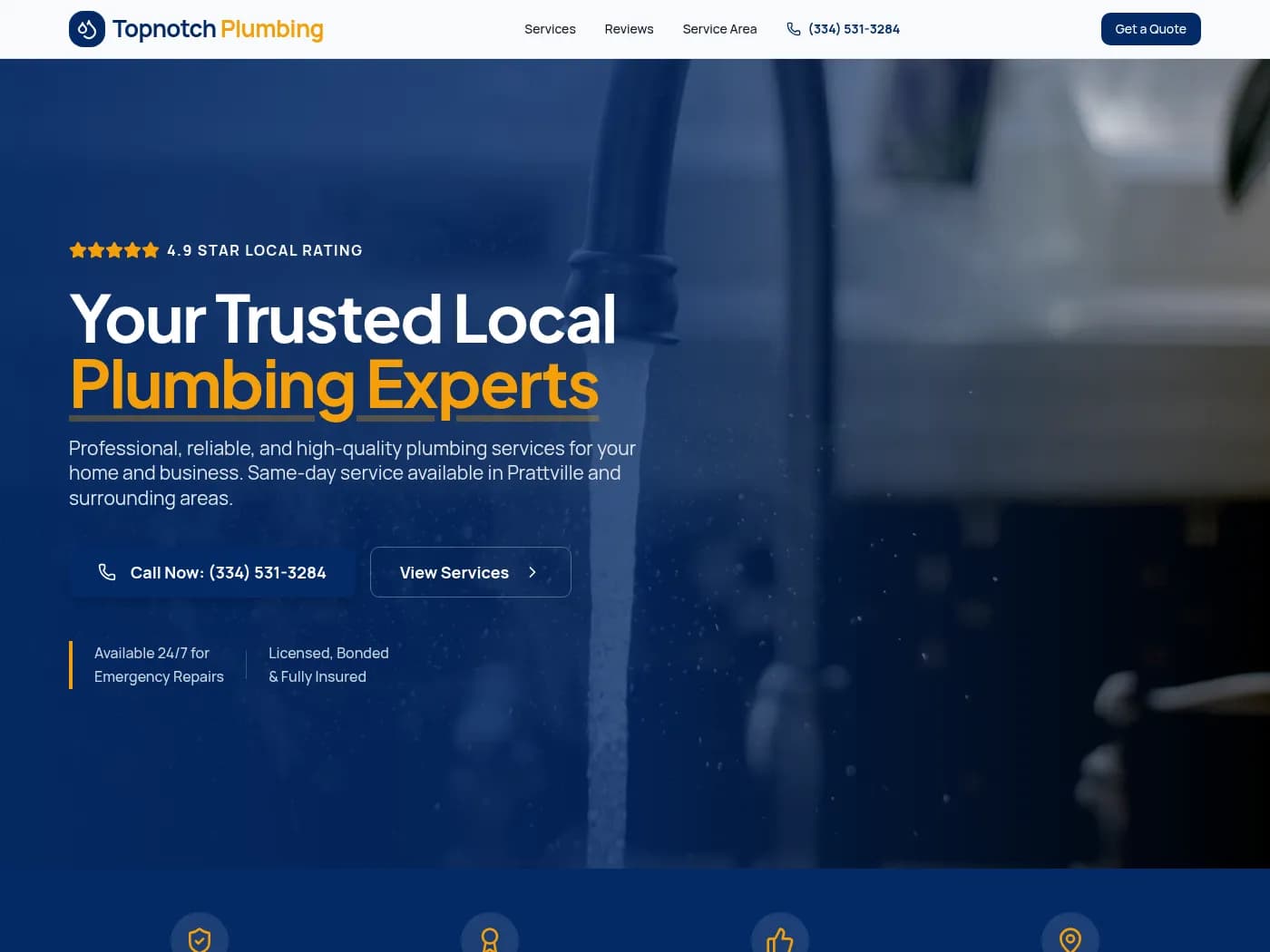 Topnotch Plumbing Website