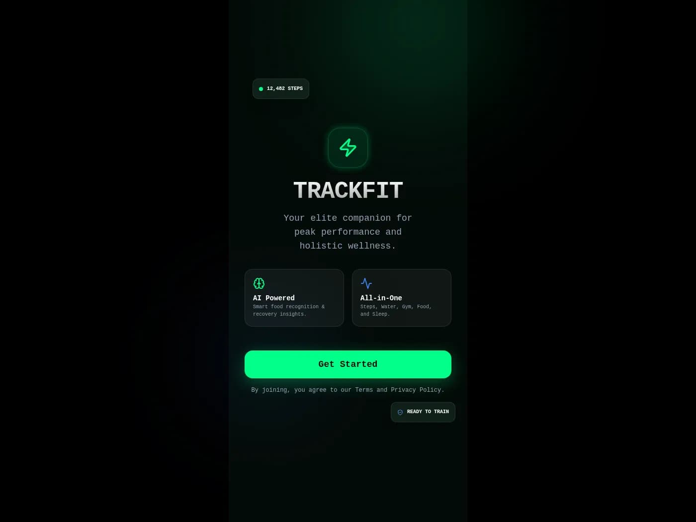 TrackFit Health Tracker