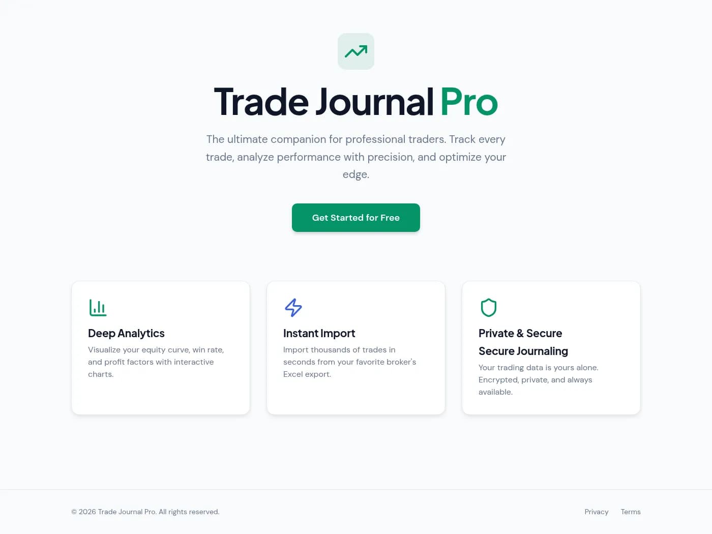 Trade Journal Pro