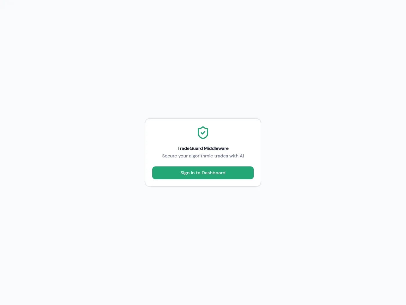TradeGuard Middleware