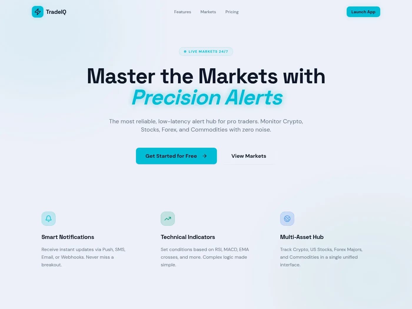 TradeIQ Alerts Hub