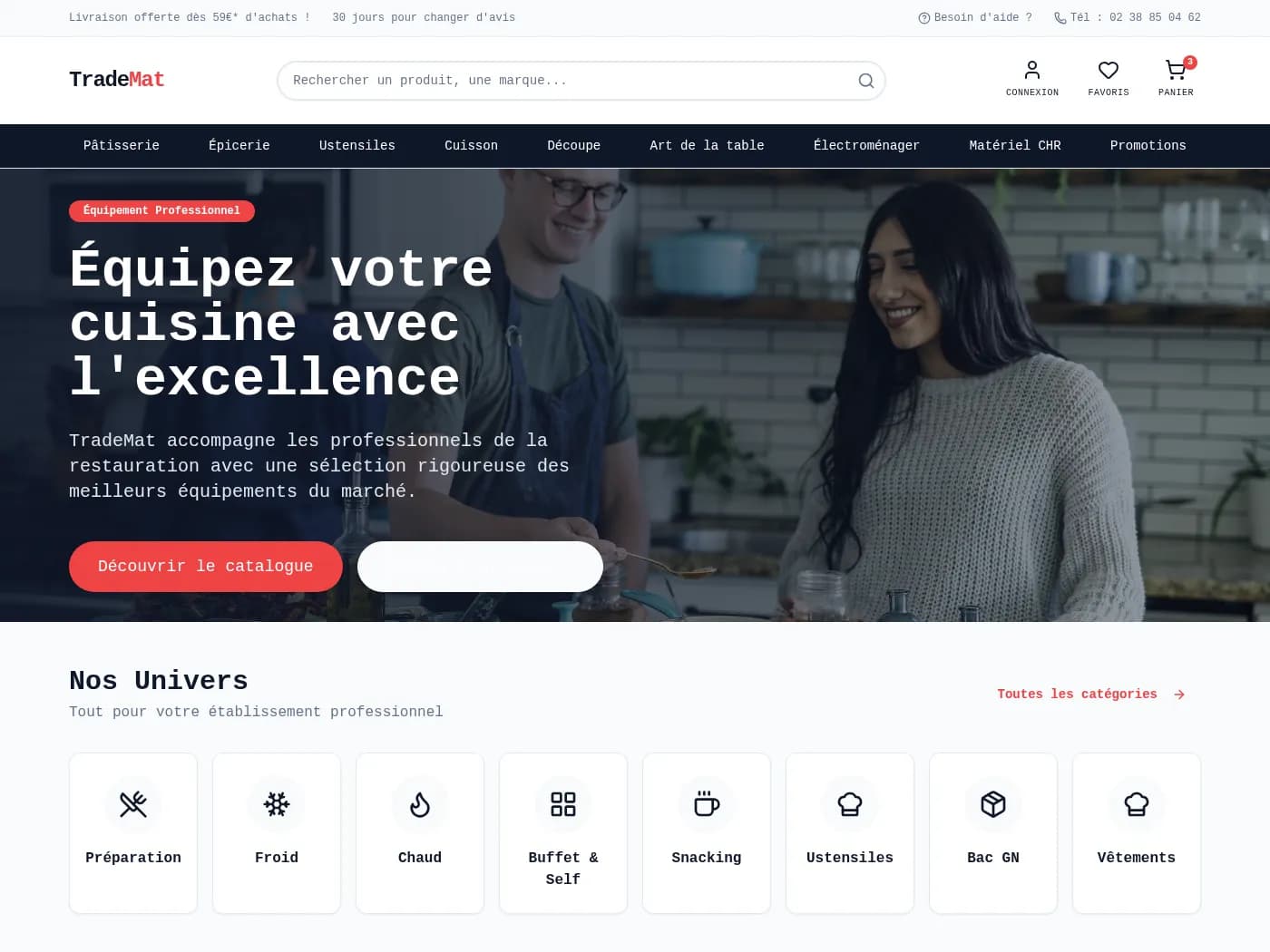 TradeMat E-commerce Site