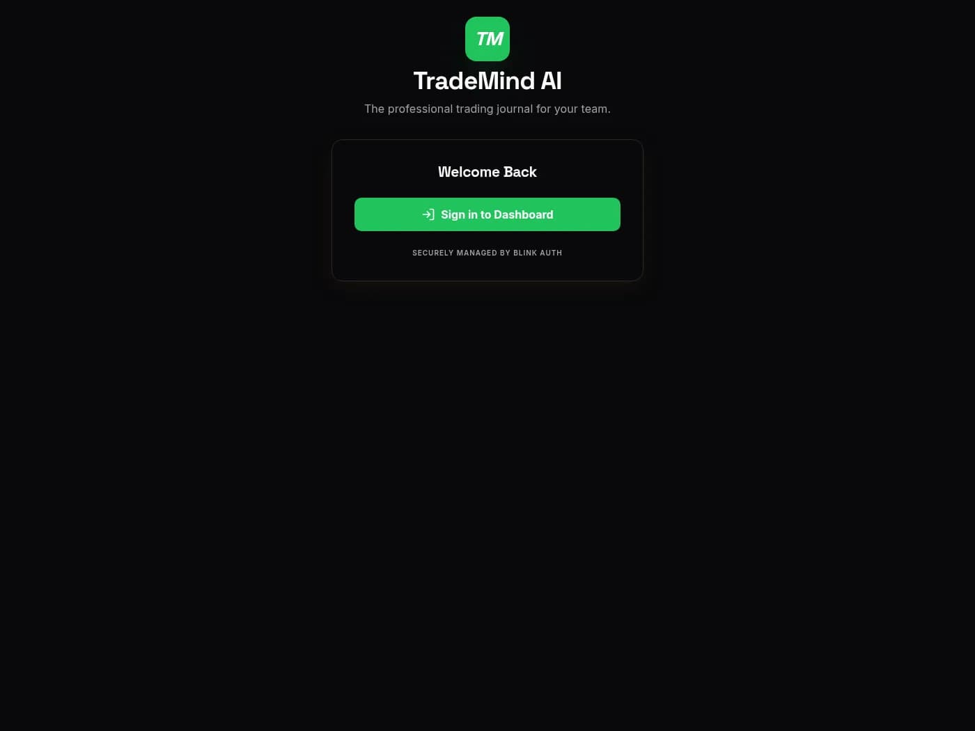 TradeMind AI Journal