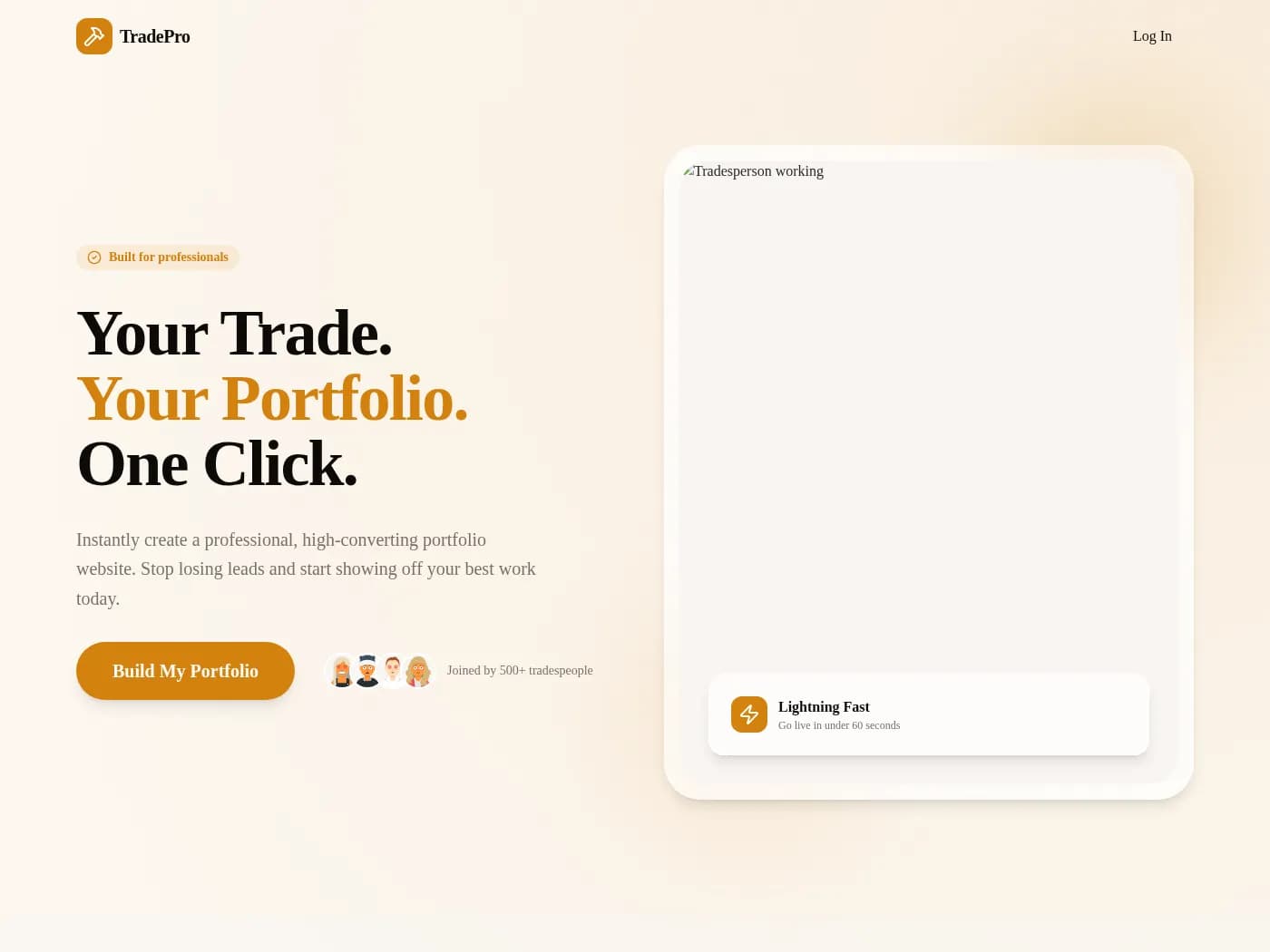 TradePro Portfolio Maker