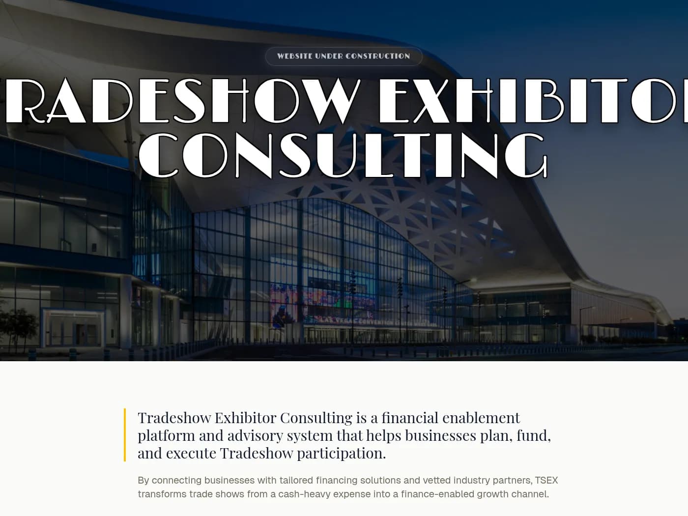 Tradeshow Exhibitor Consulting