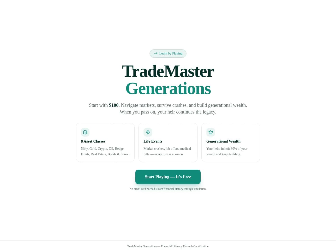 TradeMaster Generations