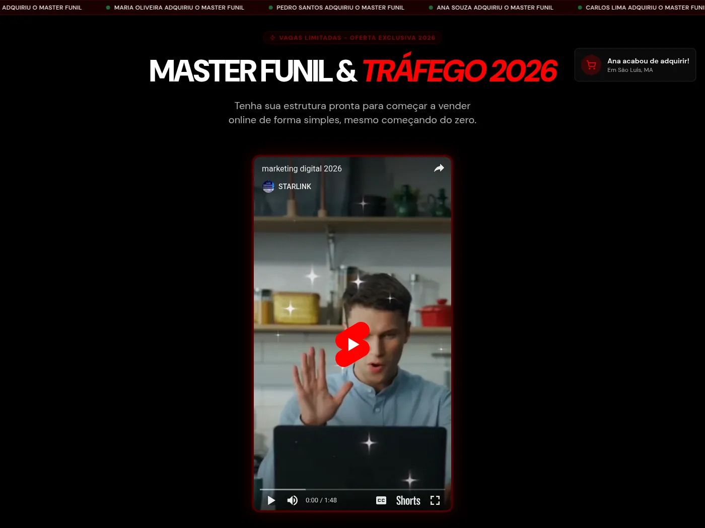 Tráfego Pago 2026 VSL