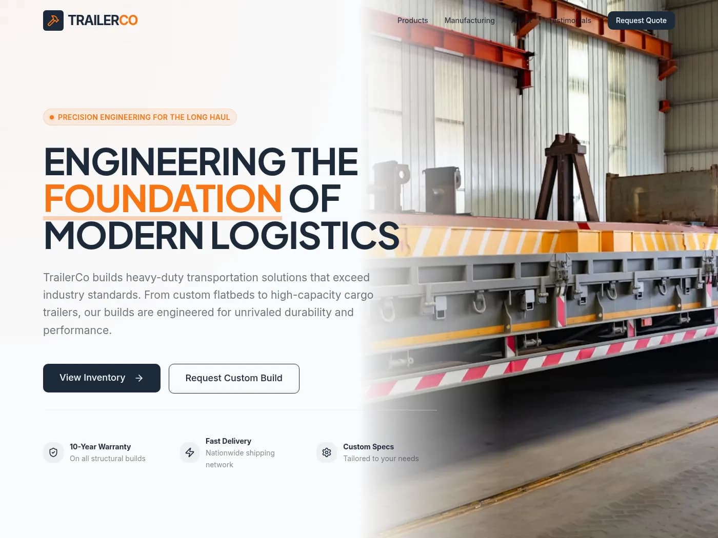 TrailerCo Web Portal