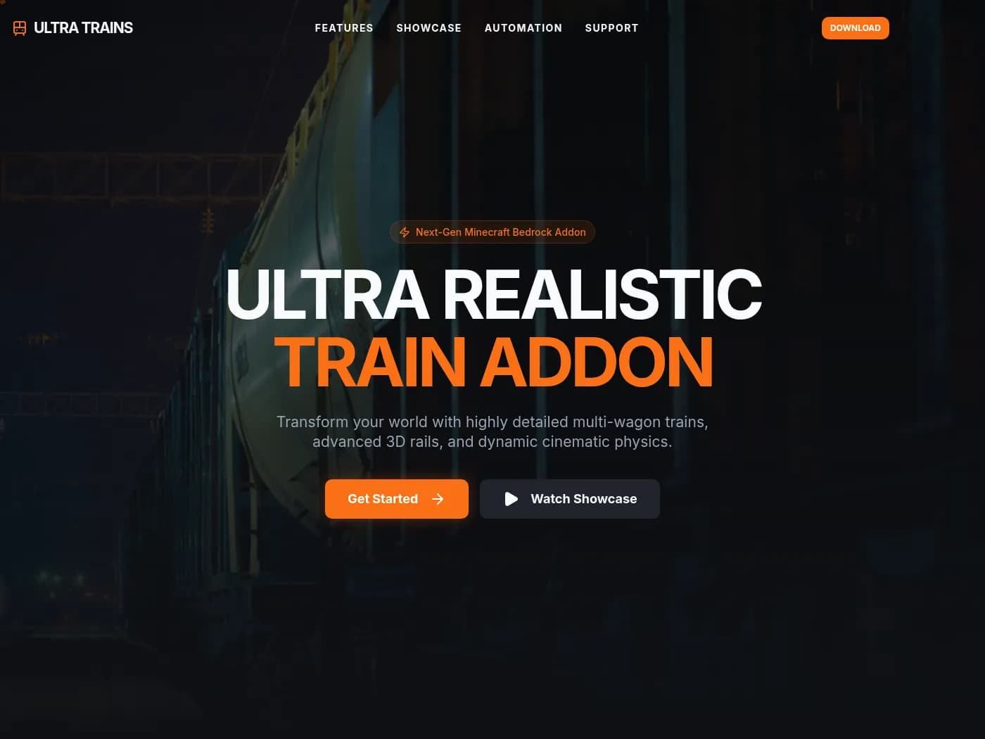 Ultra Realistic Train Addon