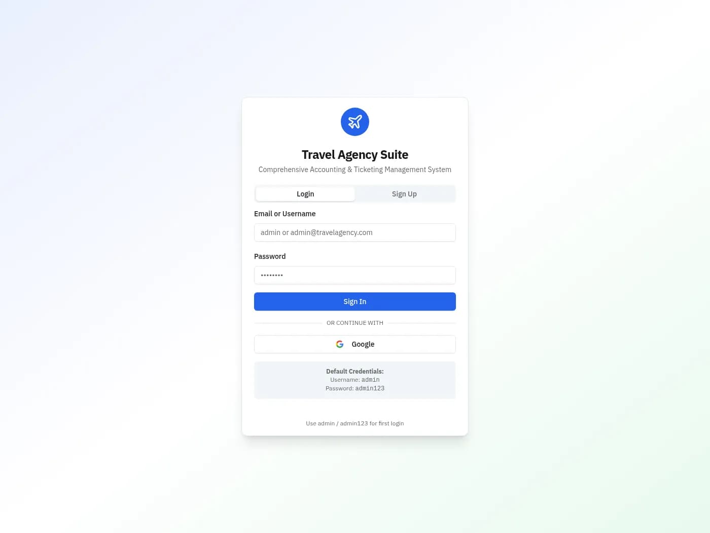 Travel Agency Accounting & Ticketing Management Suite