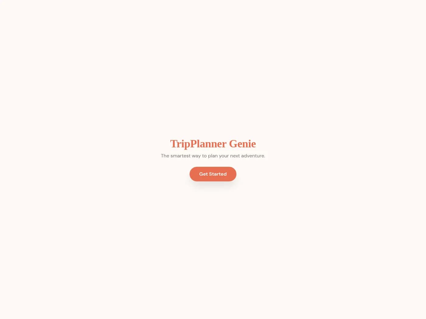 TripPlanner Genie