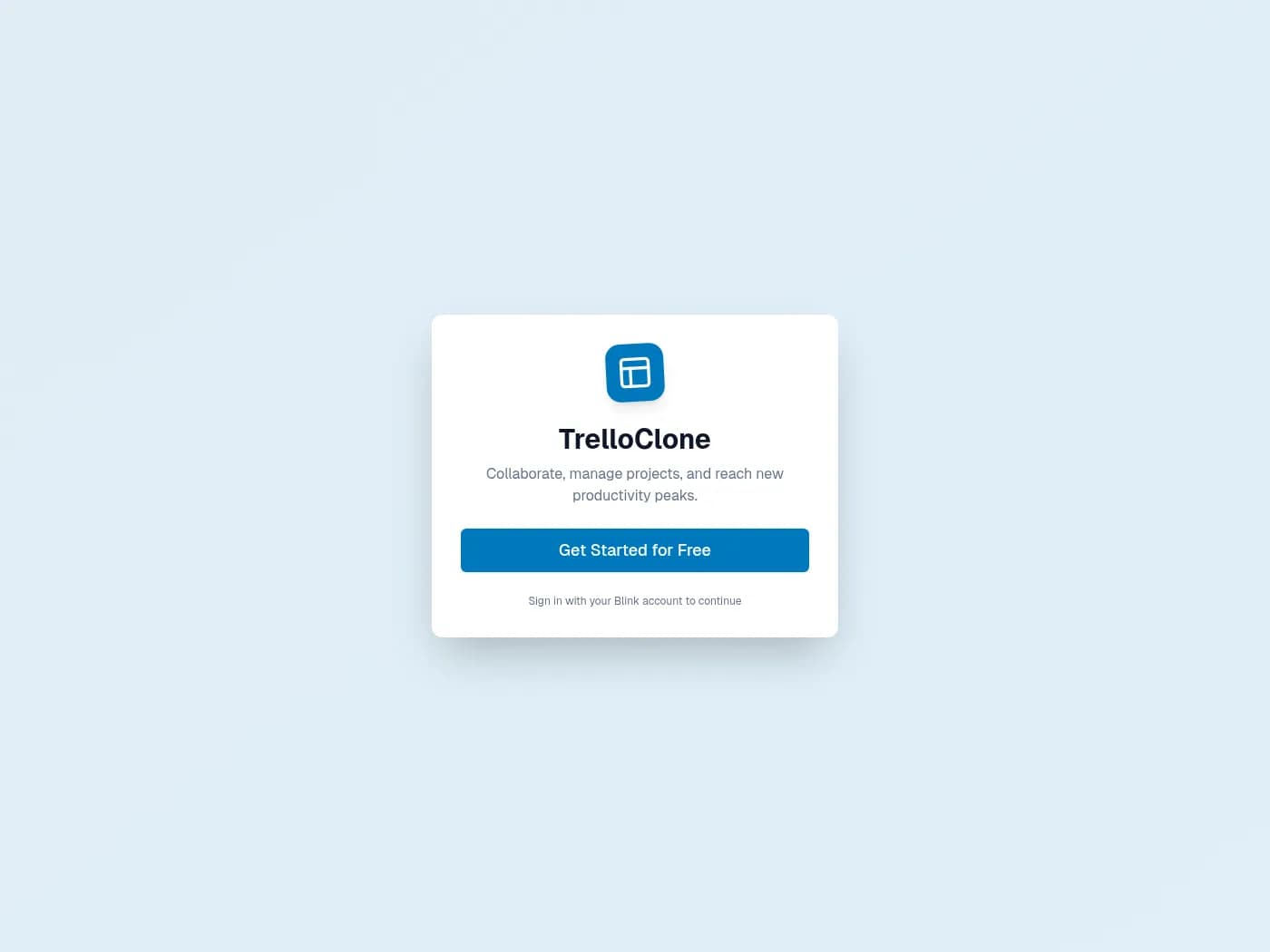 TrelloClone Board
