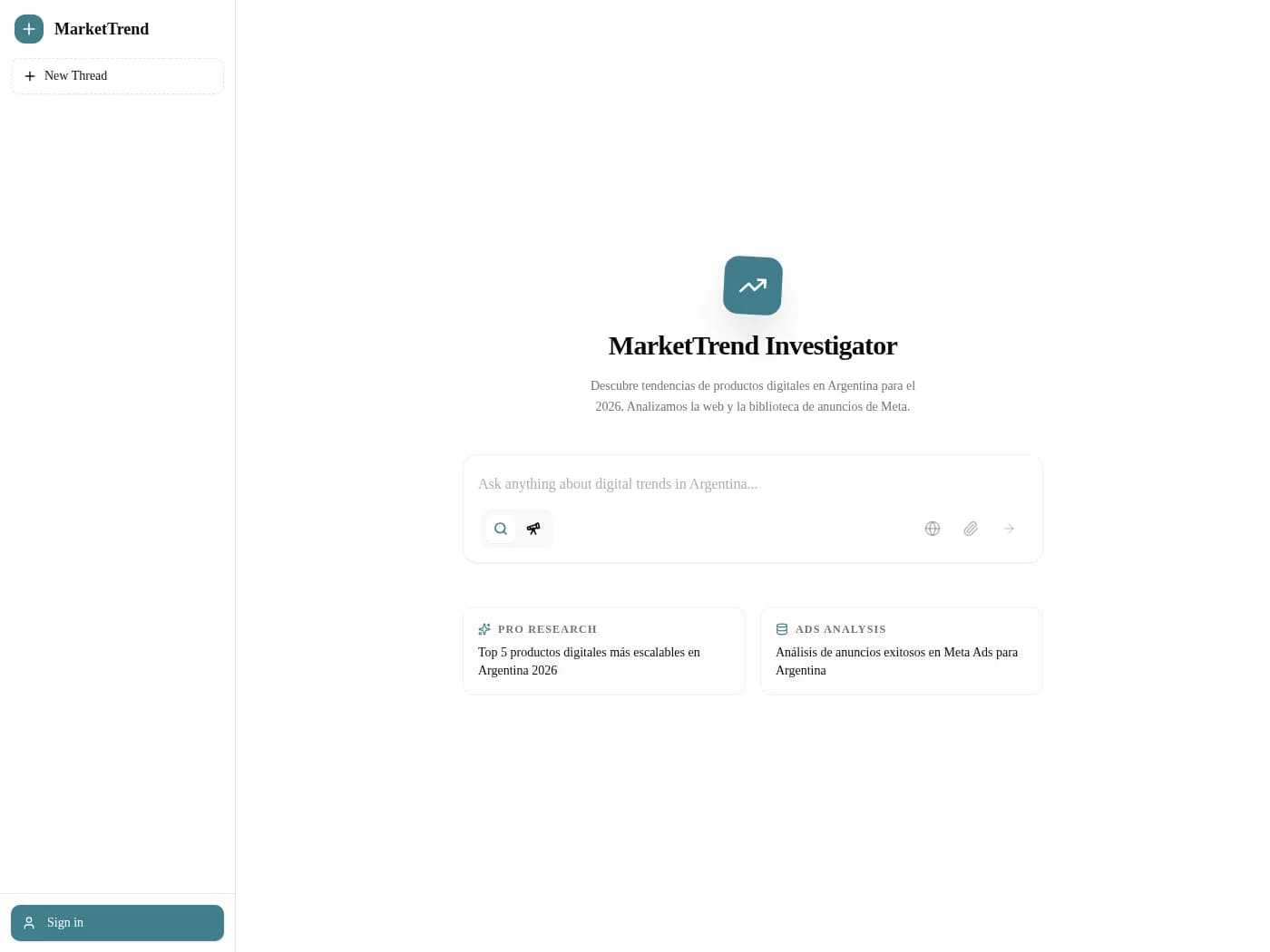 MarketTrend Investigator