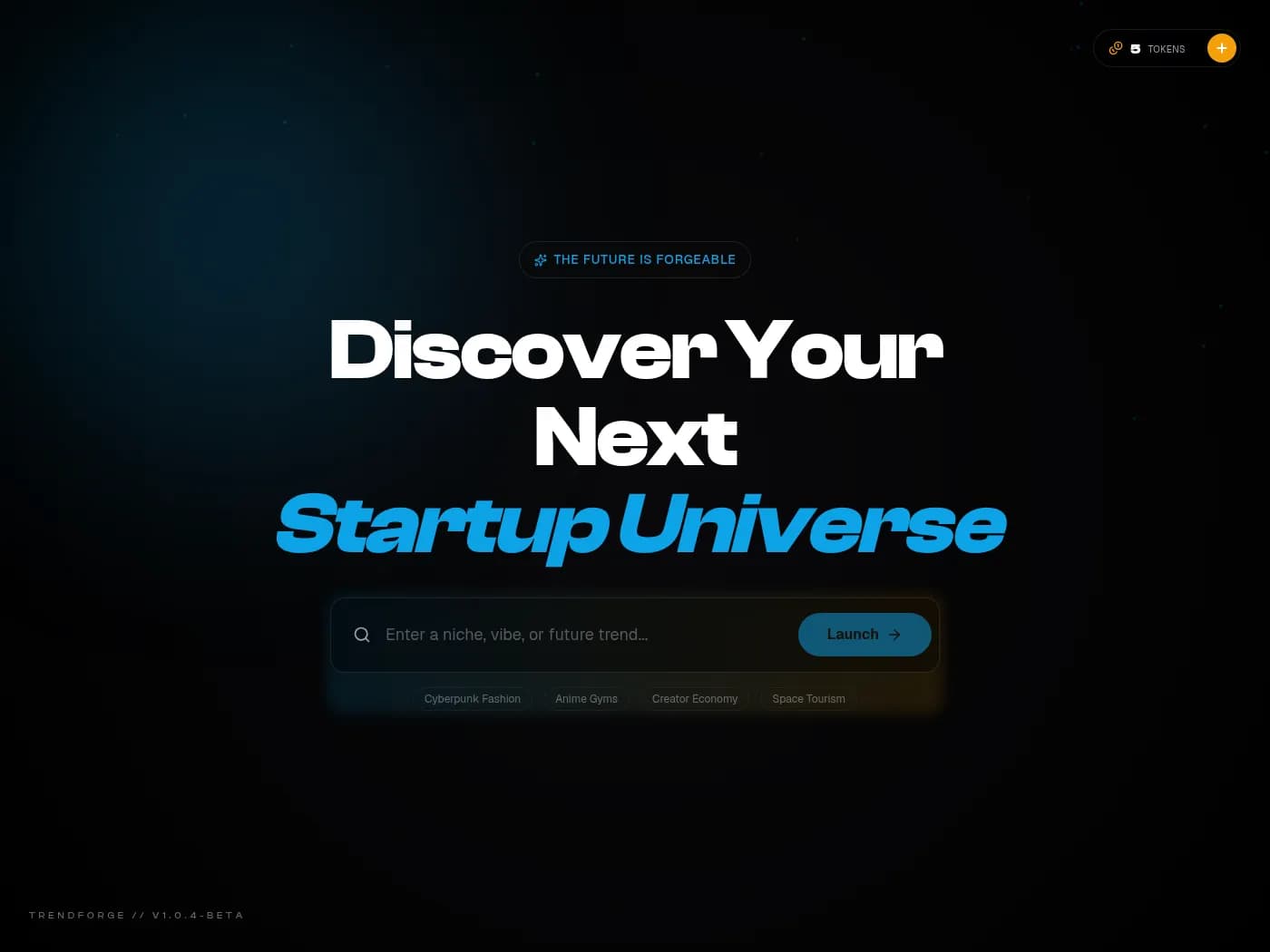 TrendForge AI Discovery Portal