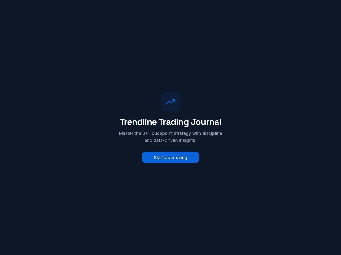Trendline Trading Journal