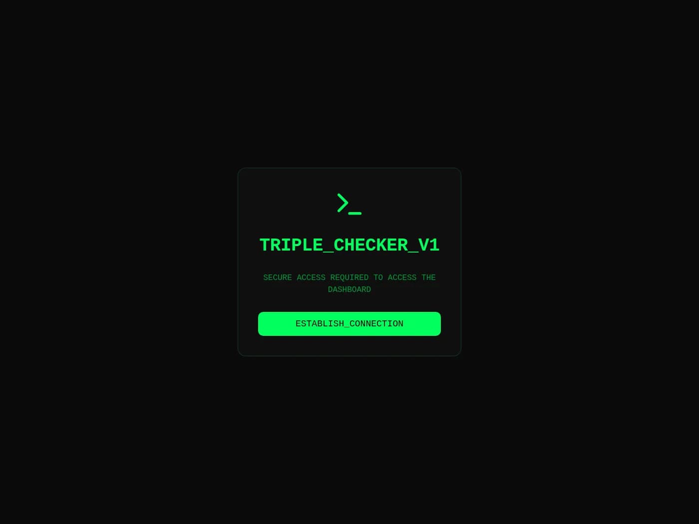 Triple Username Checker