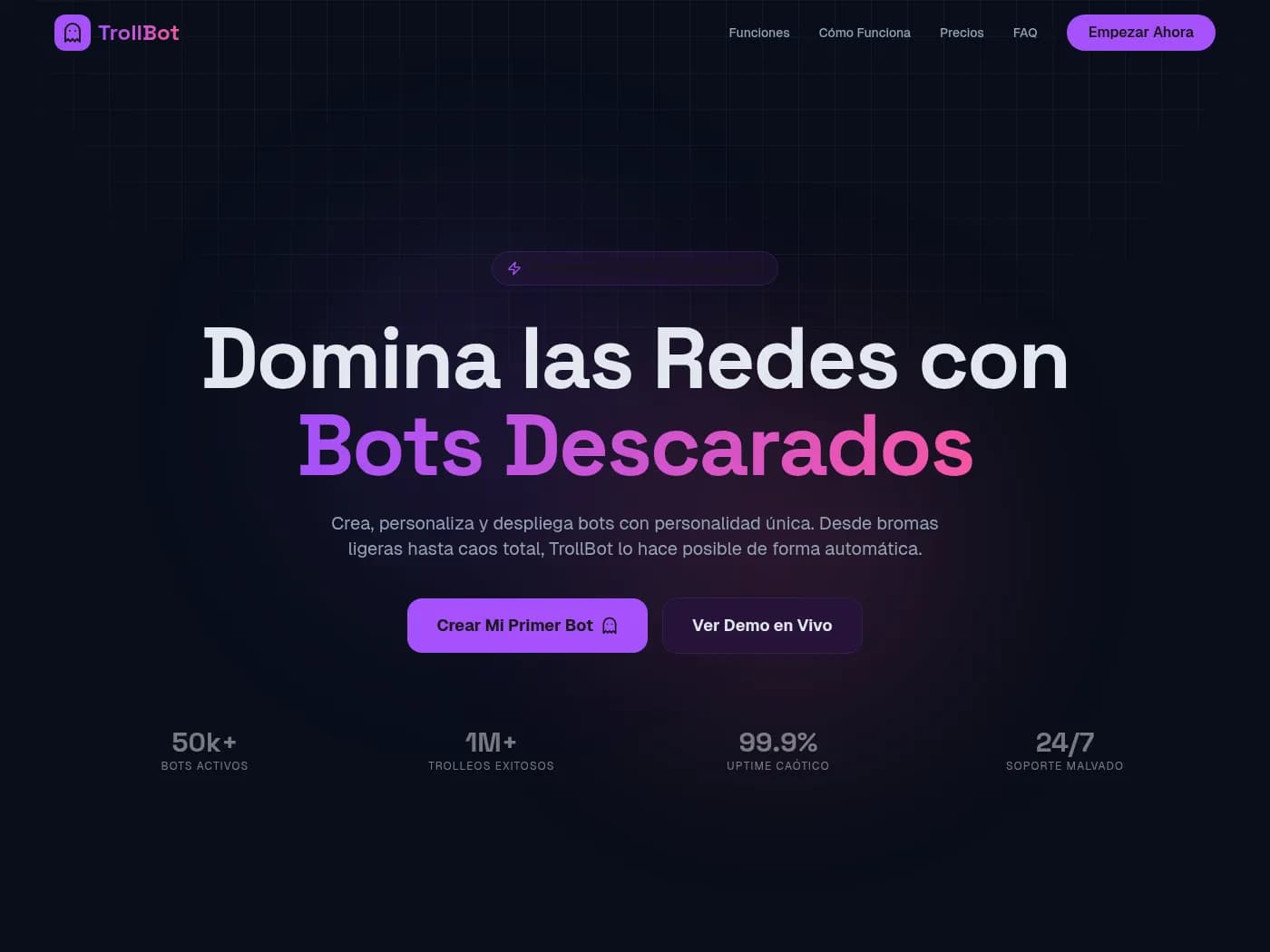TrollBot Web Hub
