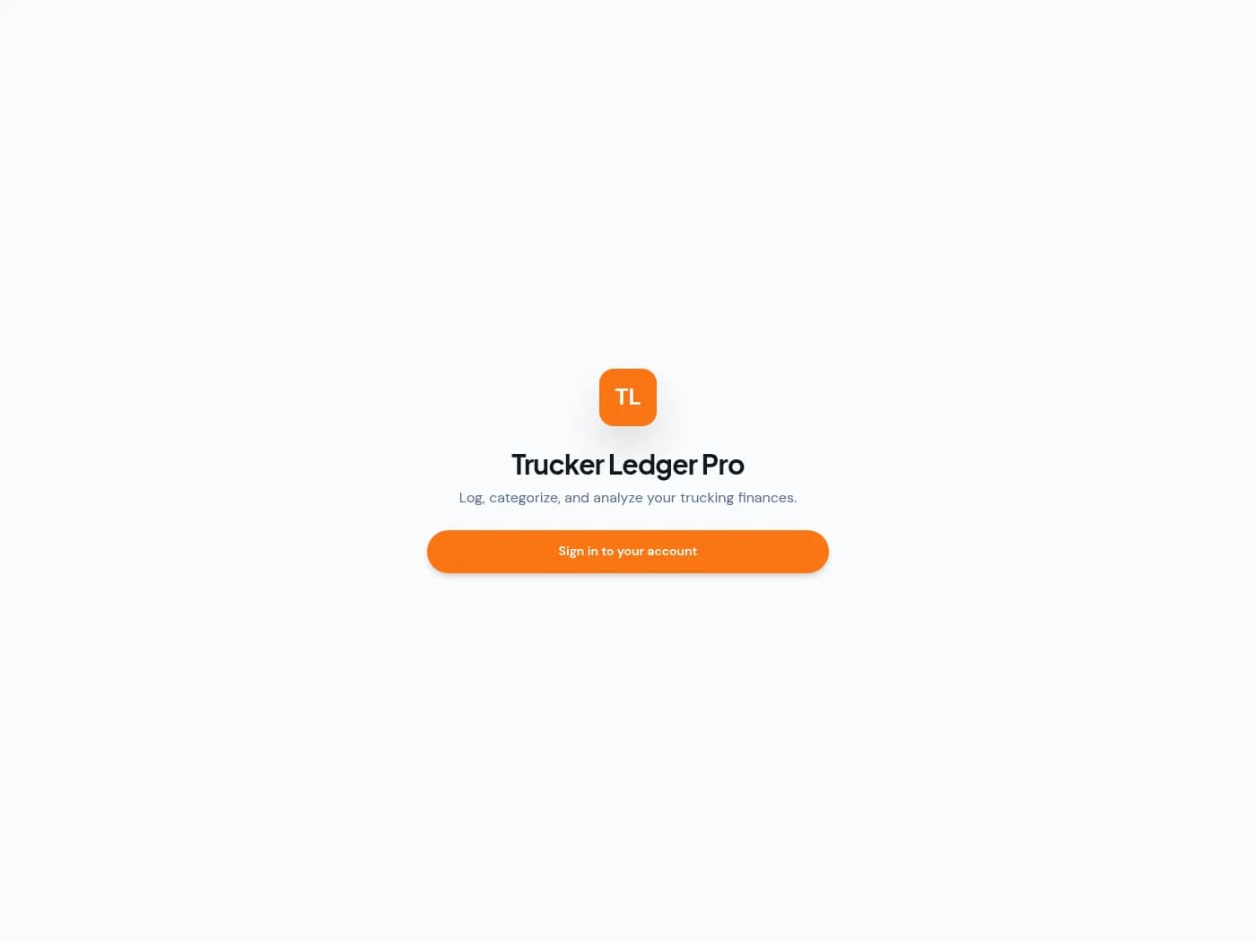 Trucker Ledger Pro