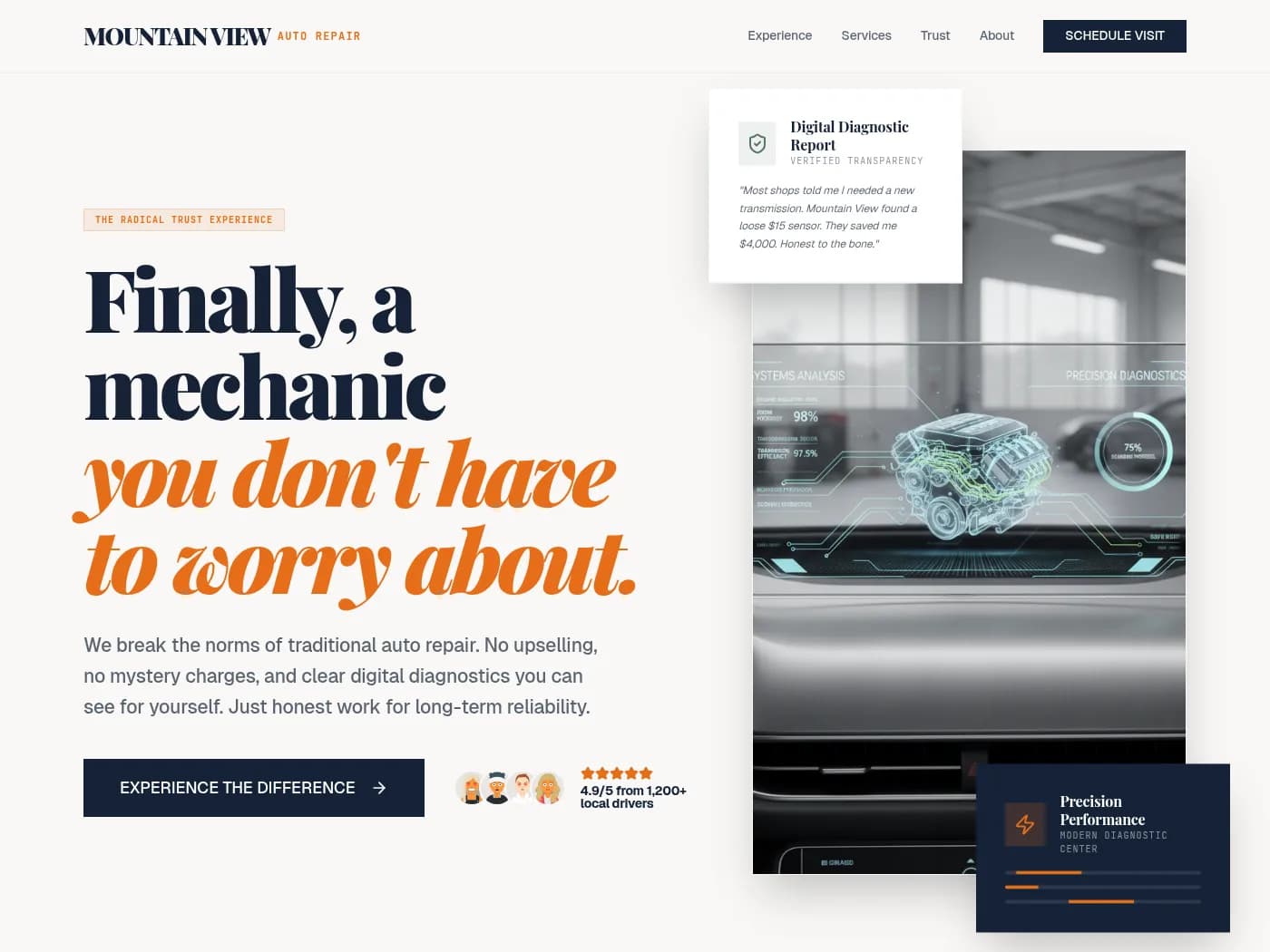TrustDrive Auto Experience