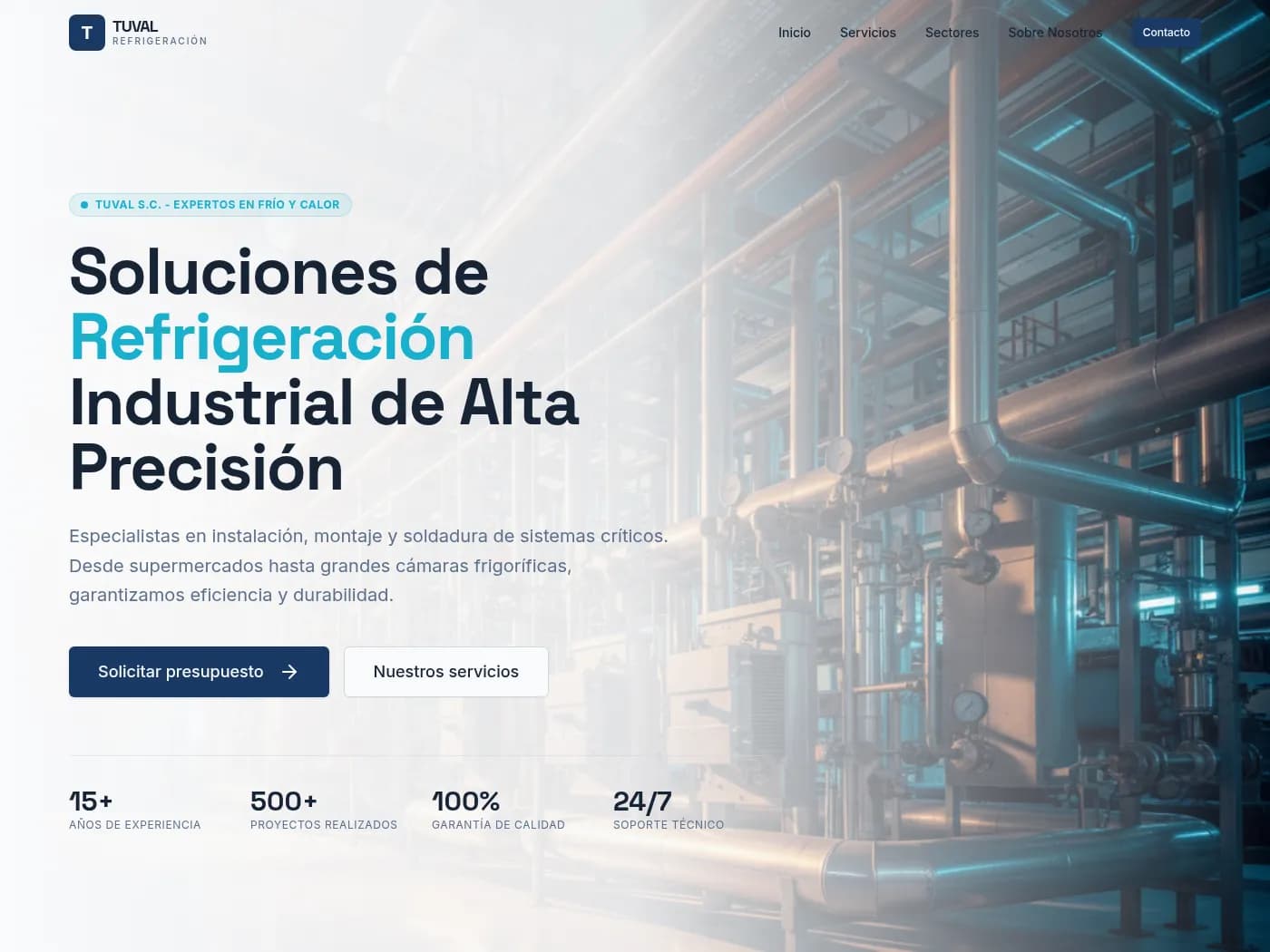Tuval Refrigeración Web