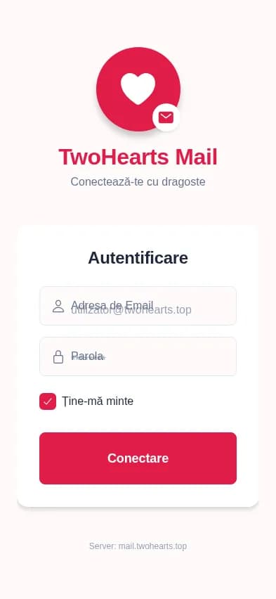 TwoHearts Mail App