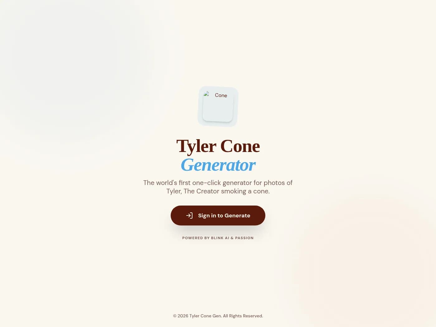 Tyler Cone Generator