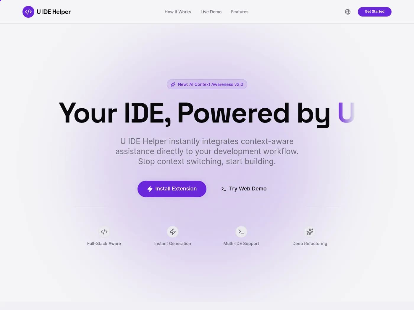 U IDE Helper