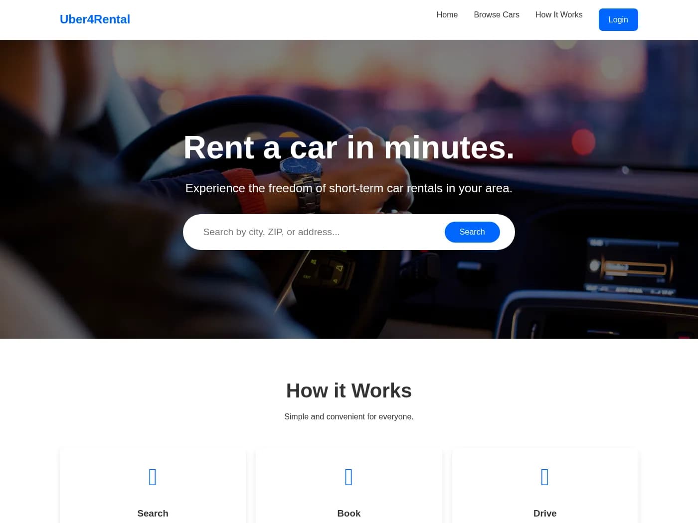 Uber4Rental
