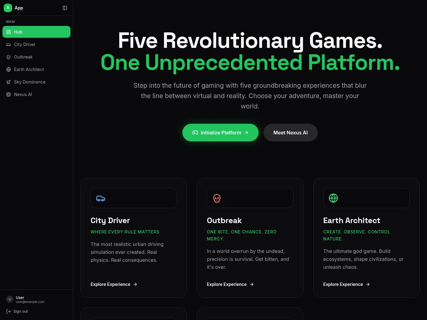 Ultimate 5-Game Platform