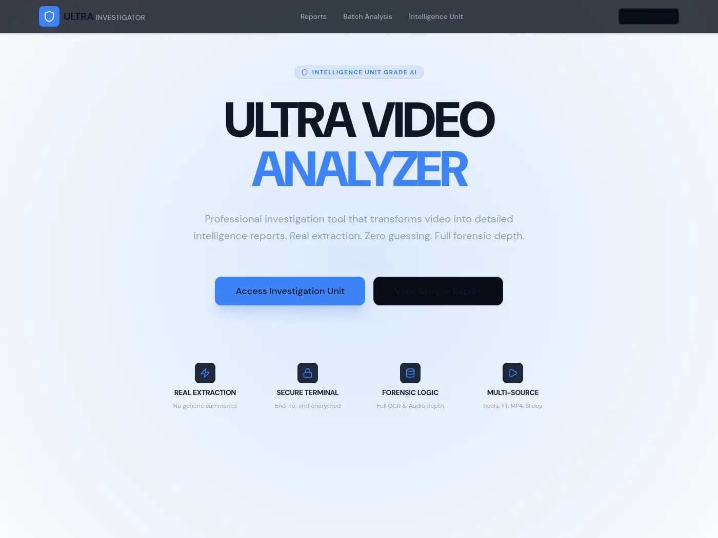 Ultra Video Analyzer