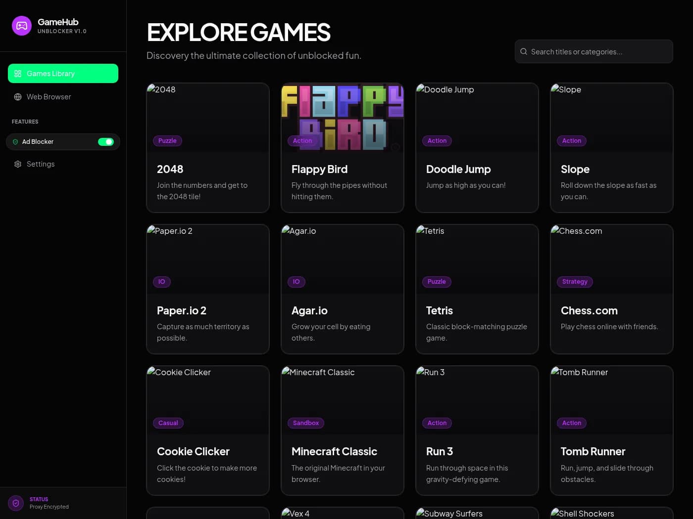 GameHub Unblocker
