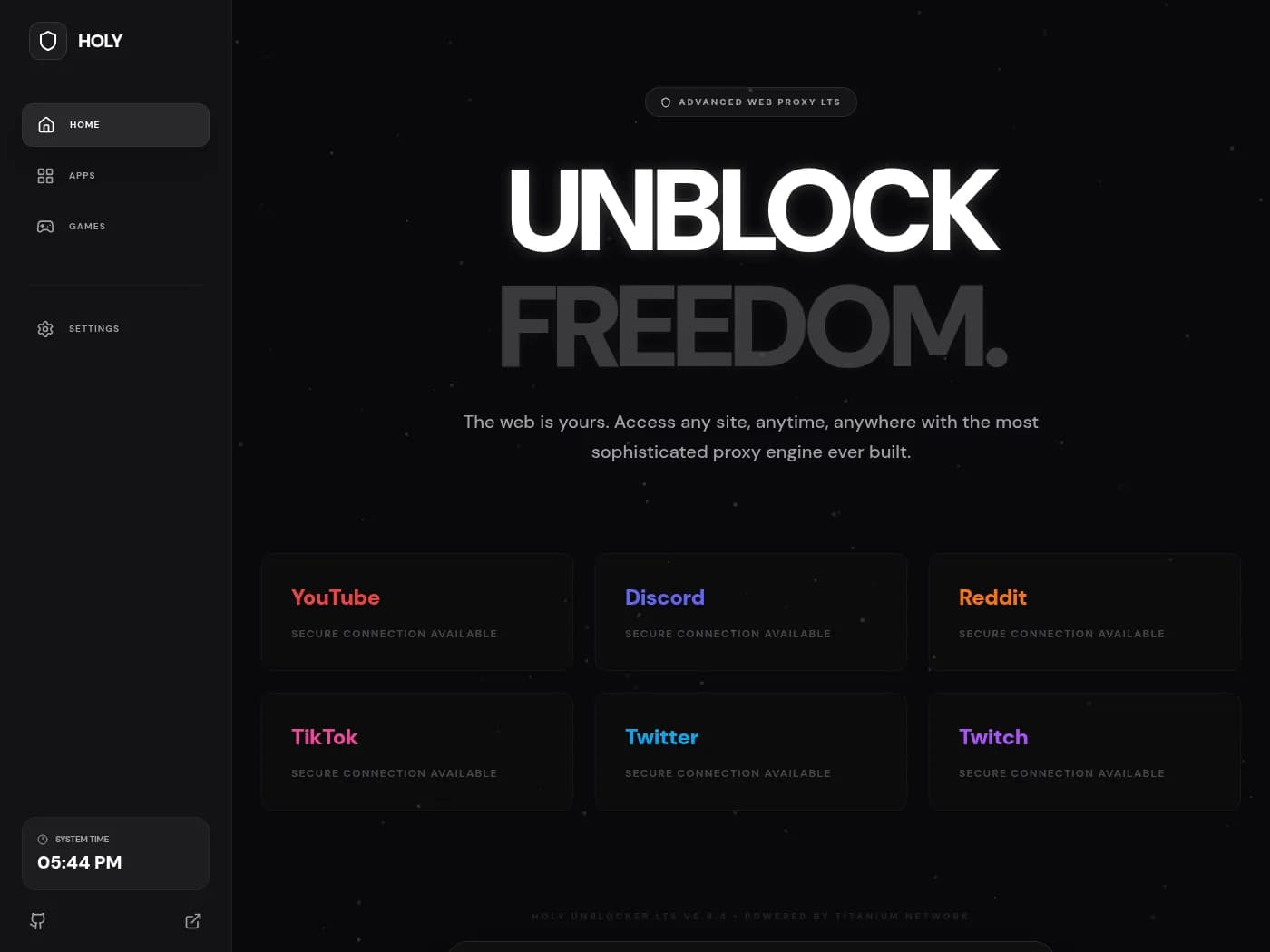 Holy Unblocker with Mask