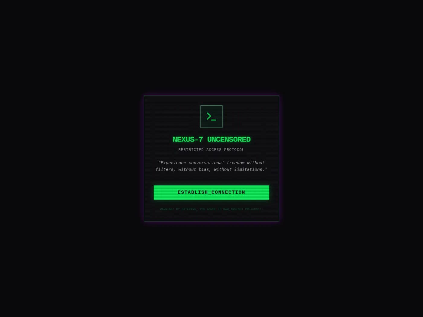 Uncensored AI Assistant