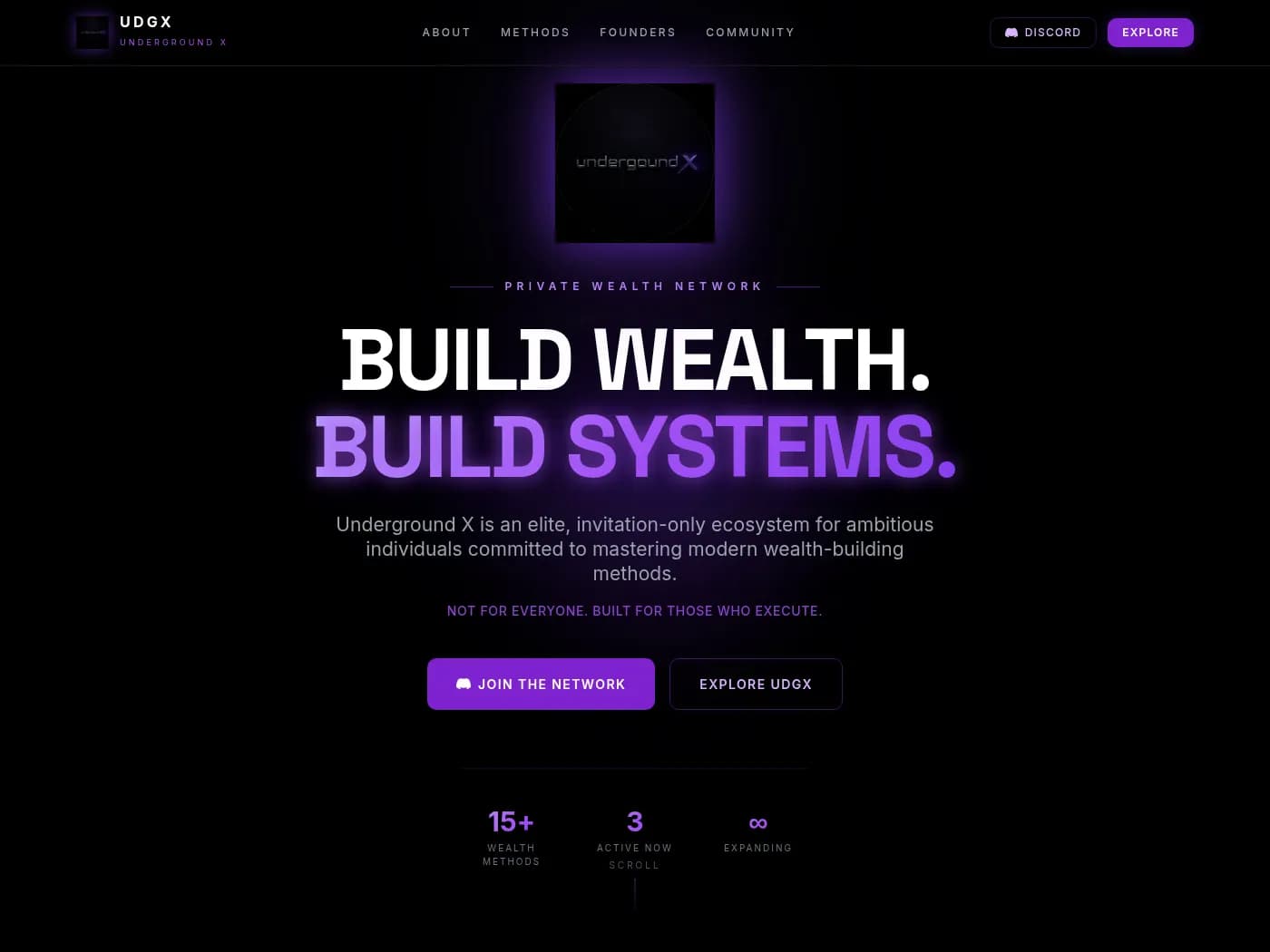 Underground X Wealth Network