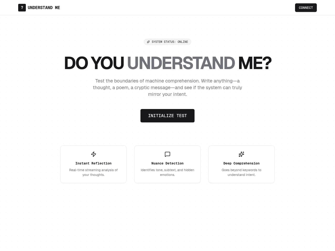 Do You Understand Me?