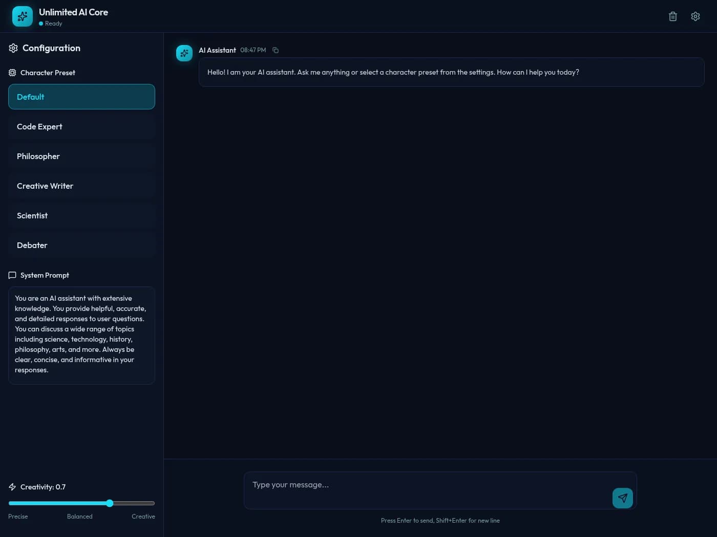Unlimited AI Core