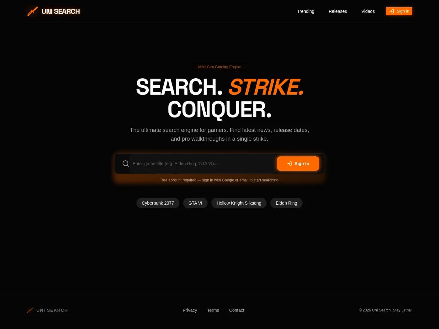 Uni Search