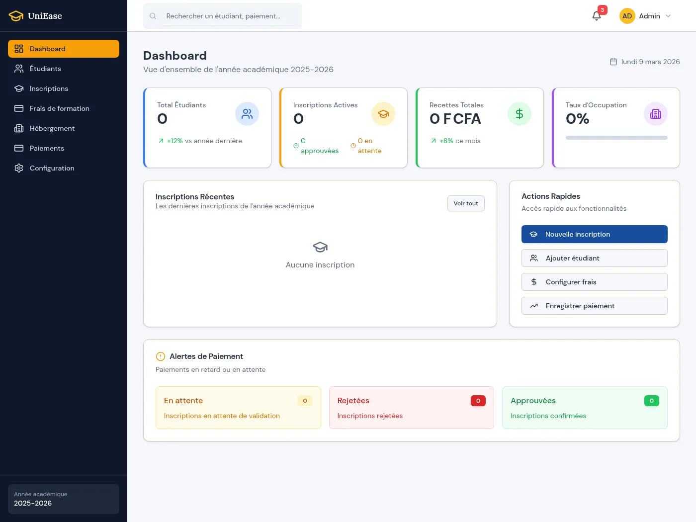 UniEase Admin Suite