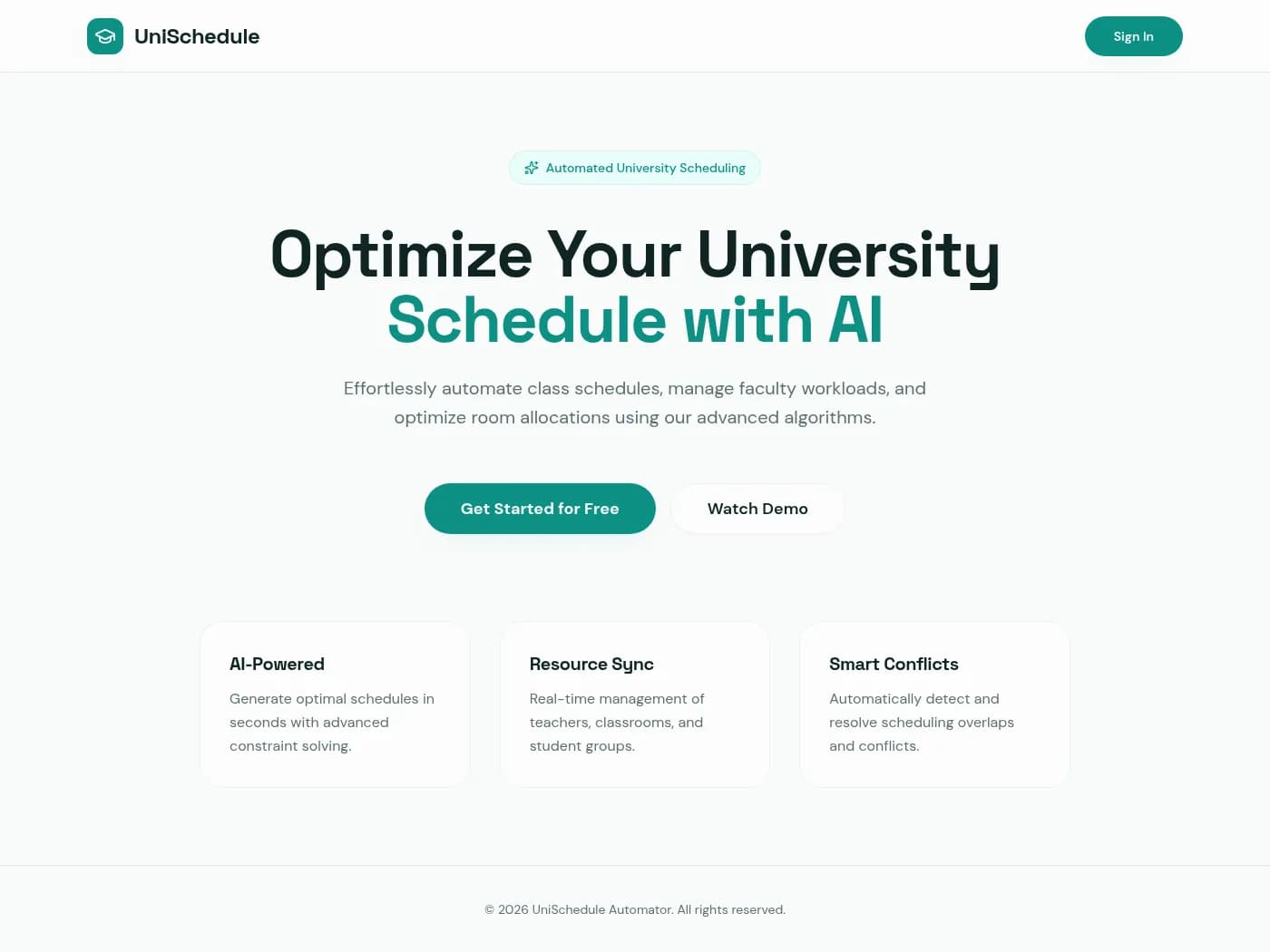 UniSchedule Automator