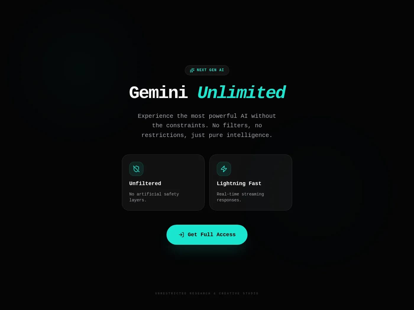 Unlimited Gemini Clone