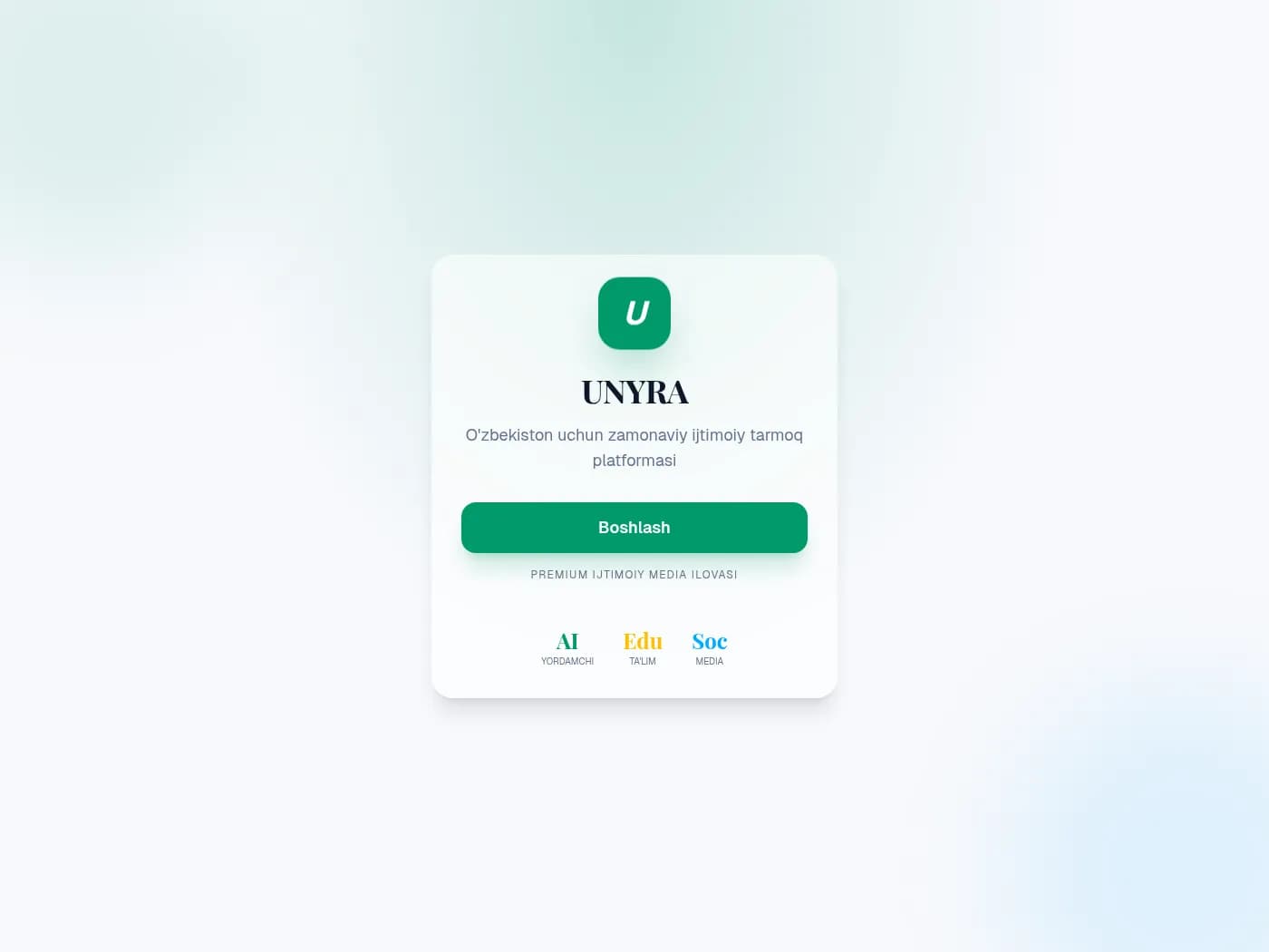 UNYRA Social Platform