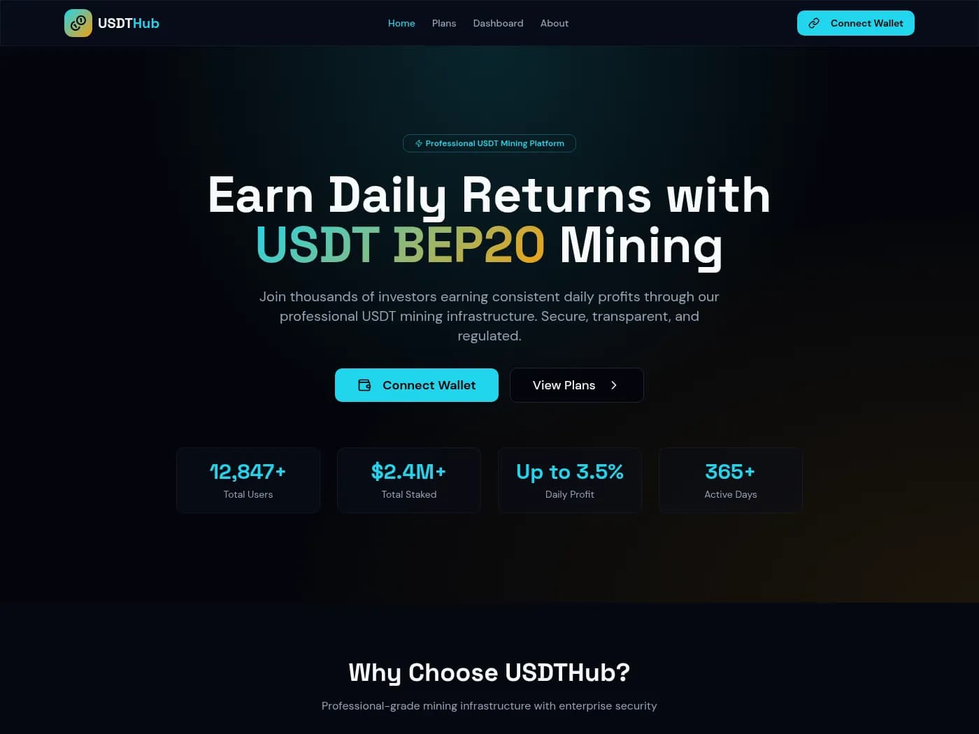 USDT Mining Hub