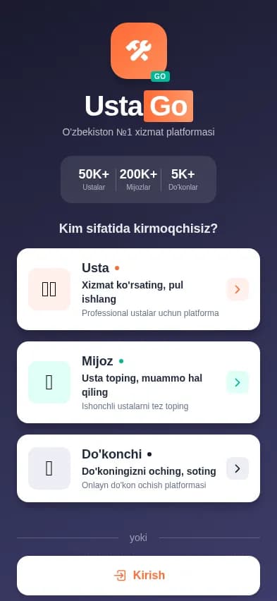 UstaGo Unified Platform