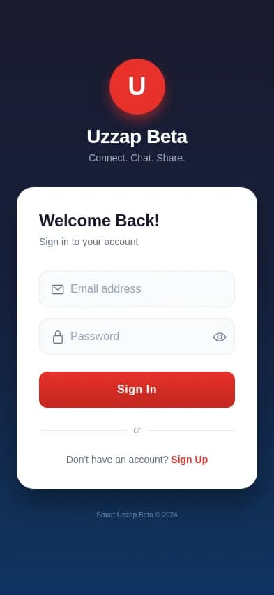 Uzzap Beta Mobile Clone
