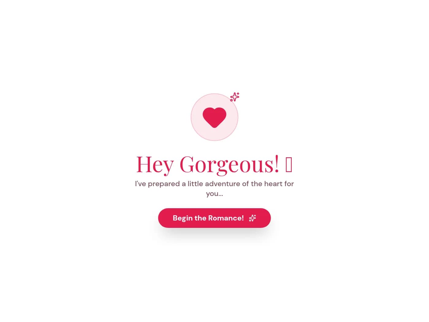 Valentine's Spam Message