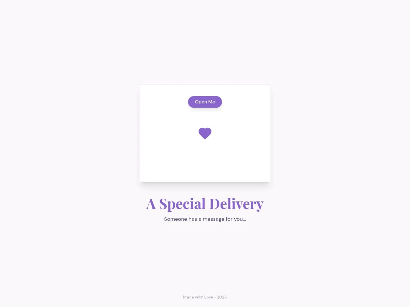 Valentine Envelope Surprise
