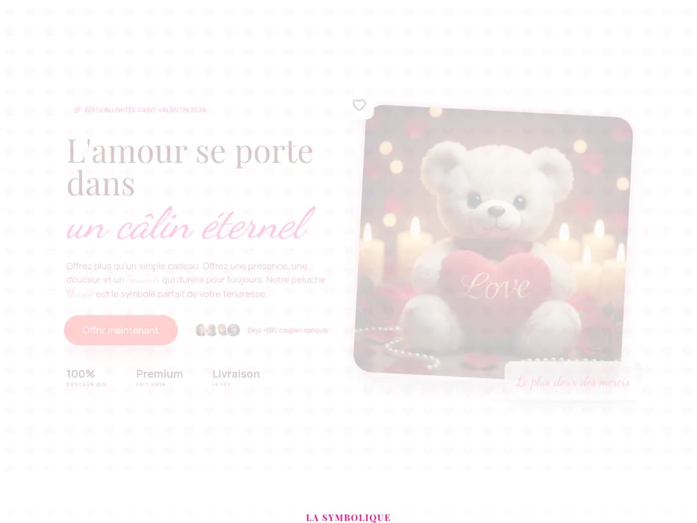 Valentine Plush Landing