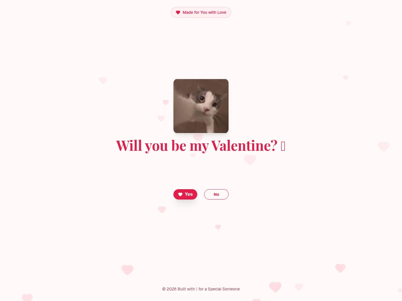 Valentine Yes Game