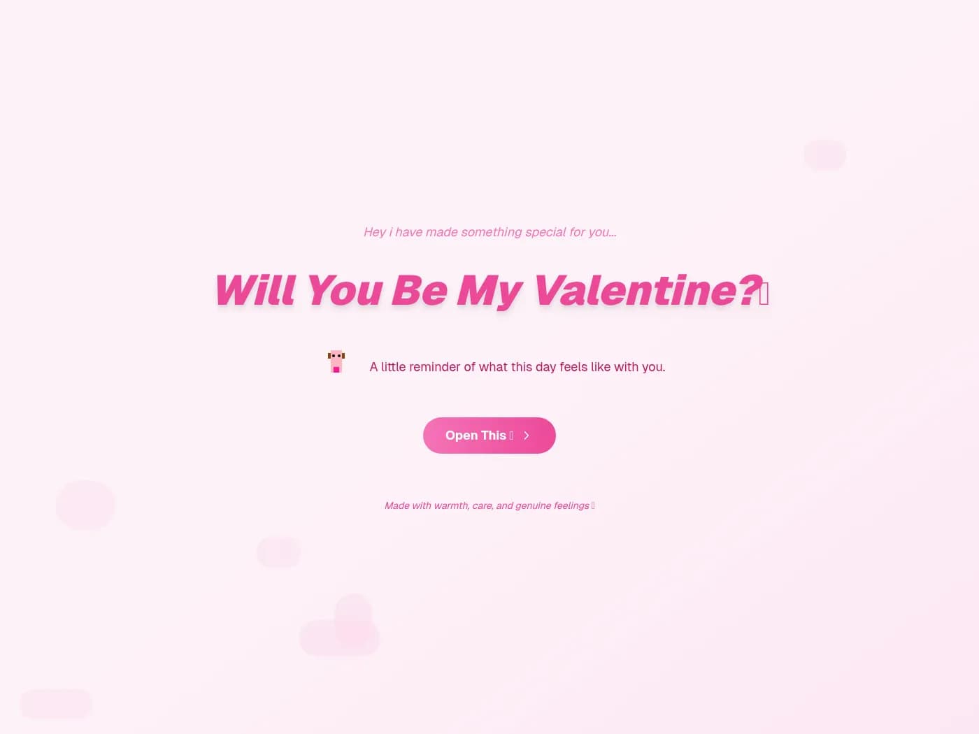 Valentined Web Demo